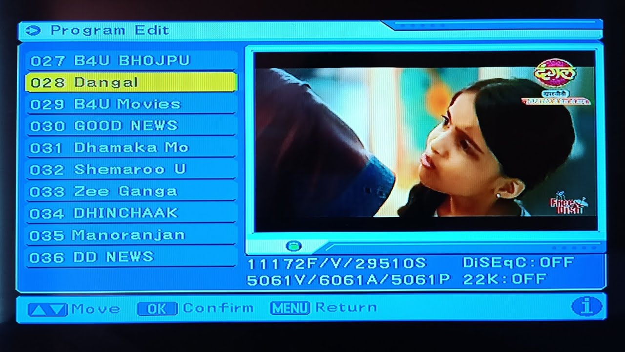 Dangal channel DD free dish per add kaise karen । how to add Dangal ...