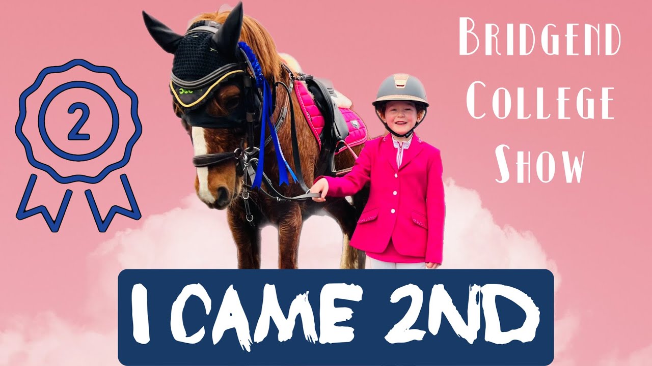 I came 2nd at Bridgend college British showjumping - YouTube