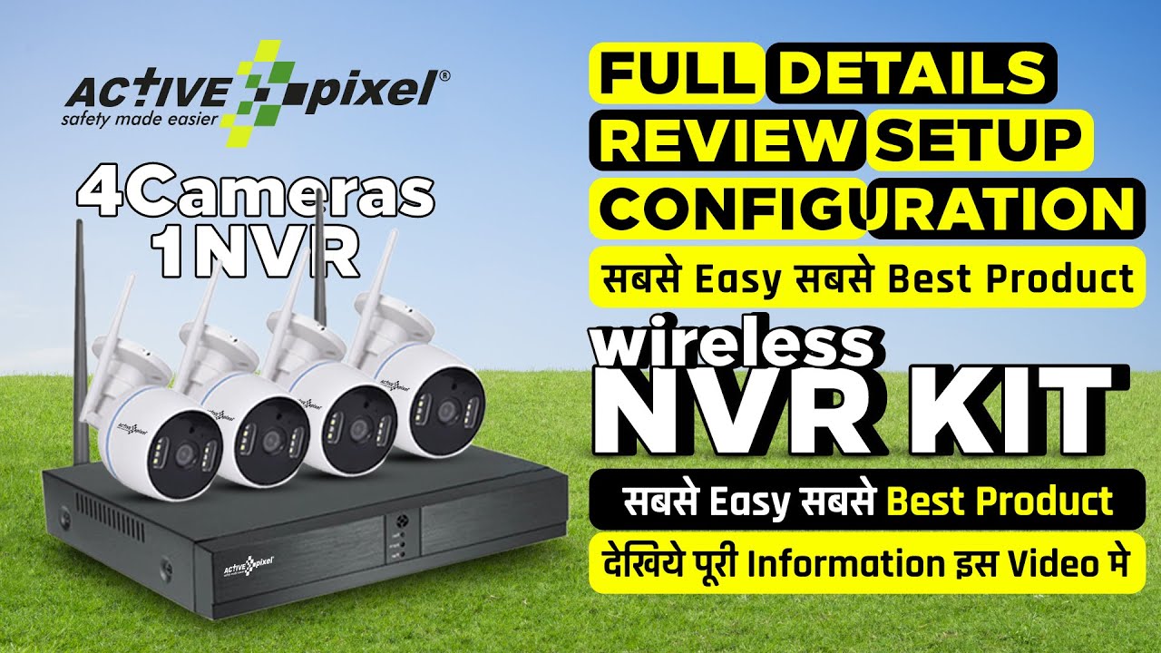 ACTIVE PIXEL WIFI NVR KIT FULL DETAILS REVIEW, SETUP & COFIGURATION ...