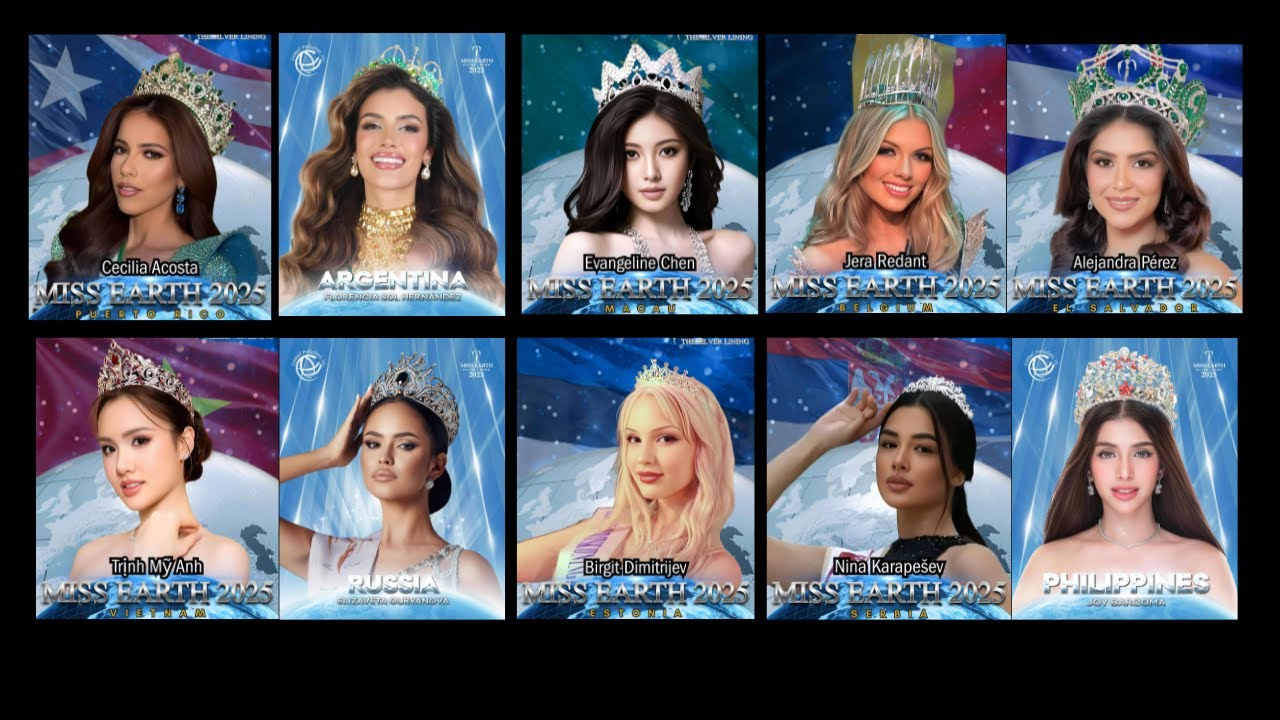 As of September 15, 2025 the Official CONFIRMED CANDIDATES of MISS ...
