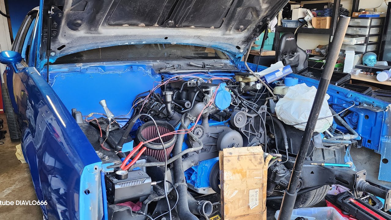 Wiring up engine bay on my 1984 buick regal LS SWAP - YouTube