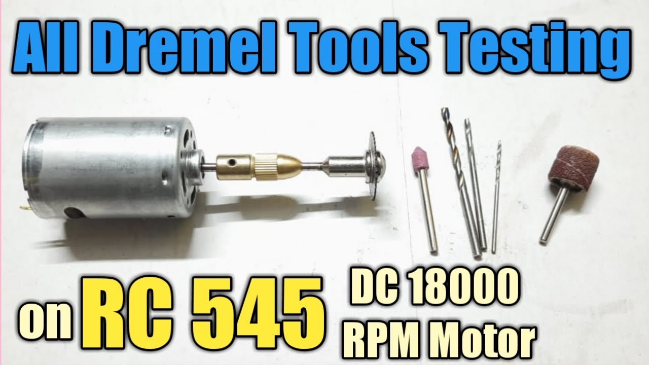 Best Dremel Machine Motor, RC545 18000 RPM Motor - YouTube