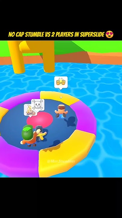 No Cap Stumble vs 2 players in Superslide 😍 Stumble Guys 0.84.5 update 🔥 - YouTube