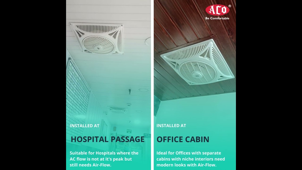 False Ceiling Cassette Fan | Shelly Lighting