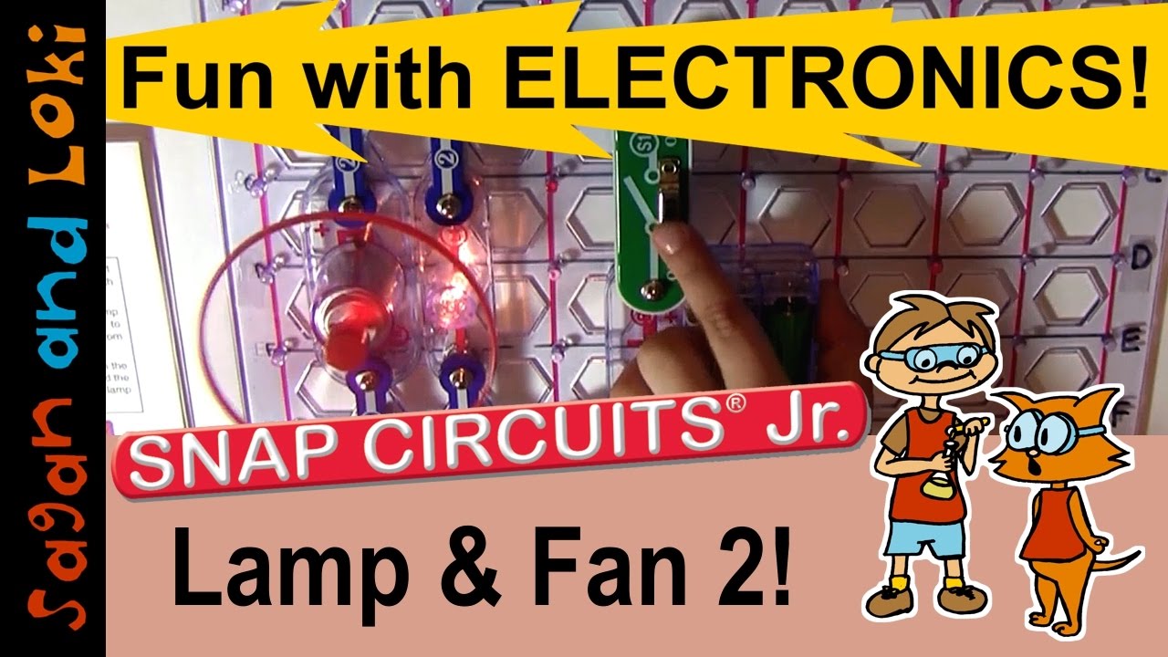 Lamp & Fan in Parallel 💡 Snap Circuits Jr Projects, Ep.6 💡 Homeschool ...