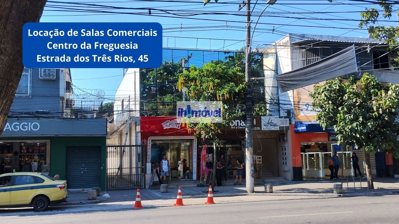 Locação de Salas Comerciais Centro da Freguesia Estrada dos Três Rios ...