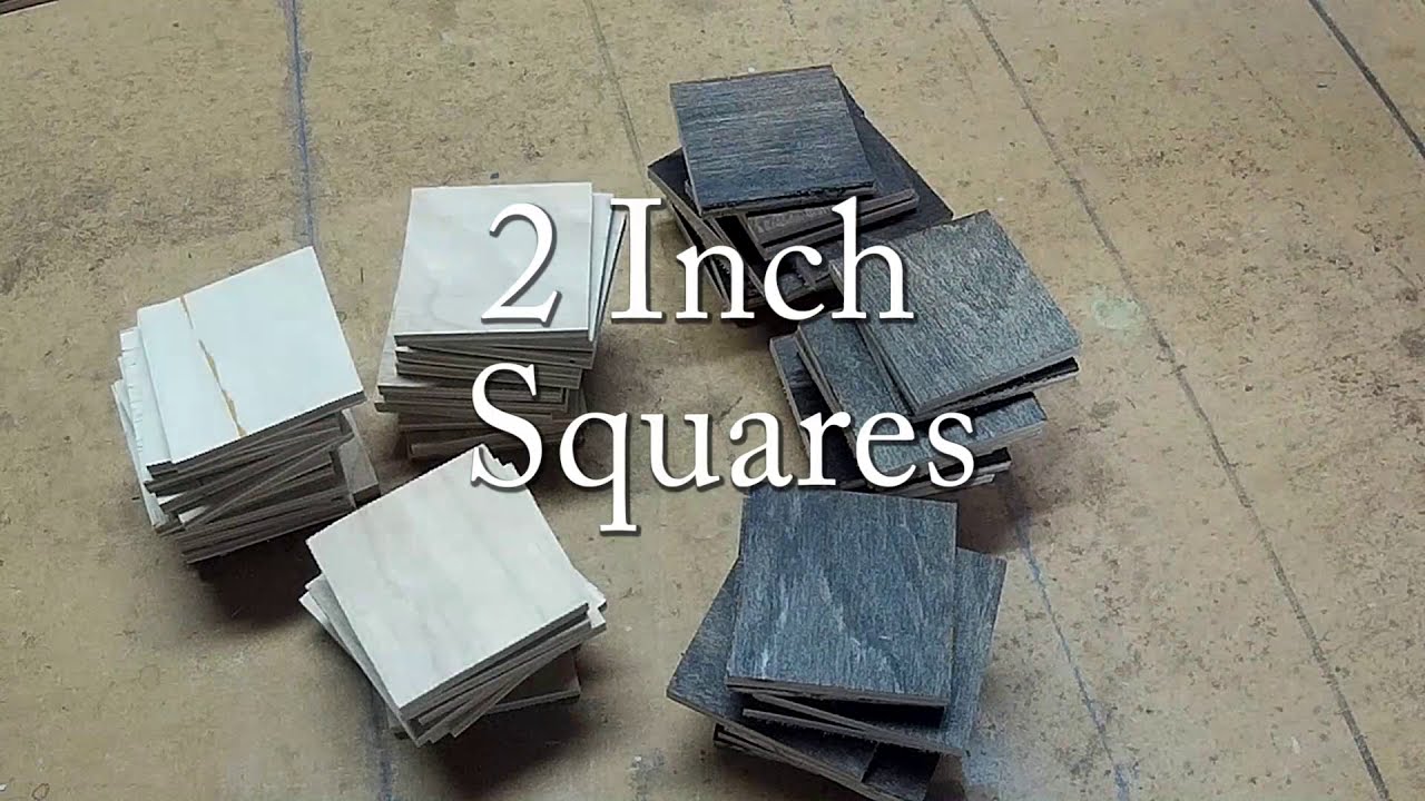 DIY Checker Game Board - YouTube