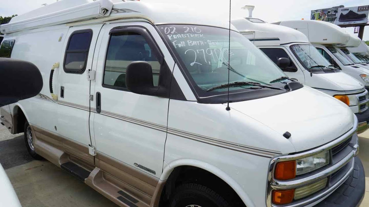 SOLD! 2002 Road Trek 200 Class B Camper Van, 8.1 Vortec, King Bed ...