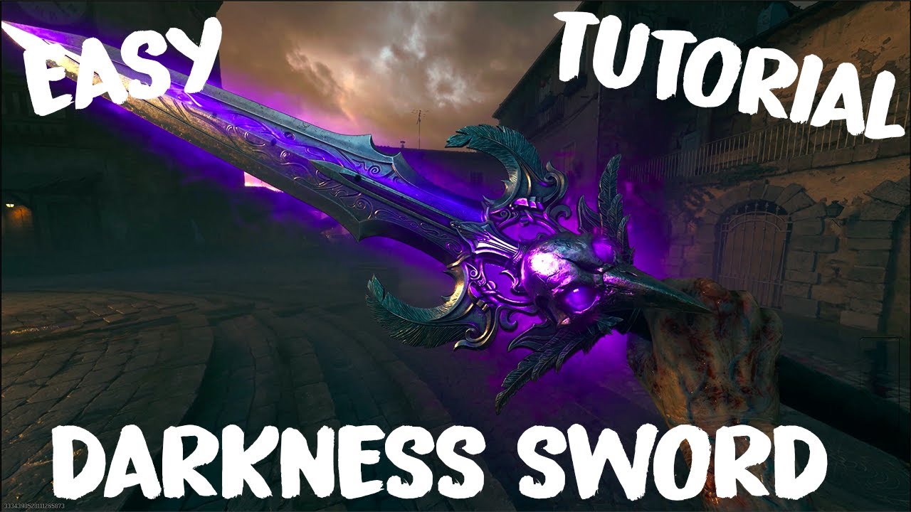 *DARKNESS SWORD TUTORIAL* Black Ops 6 Zombies Citadelle Des Morts ...