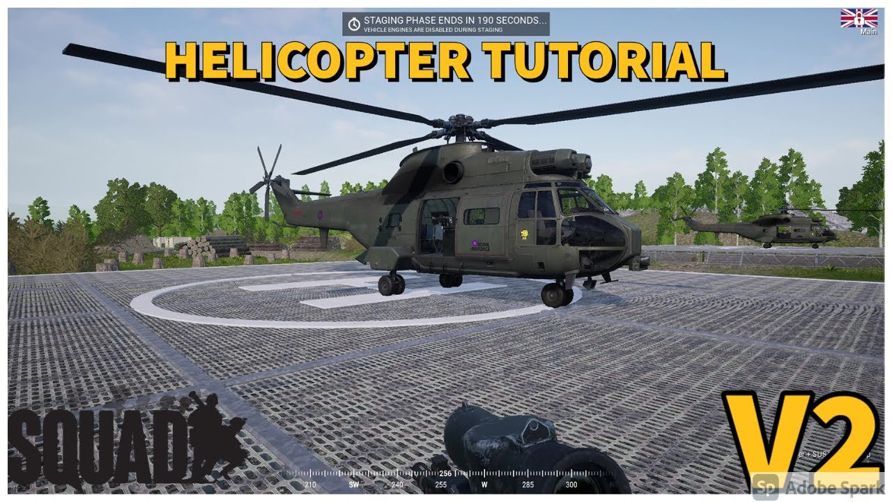 Squad V2 | Helicopter tutorial (Part 2) - YouTube