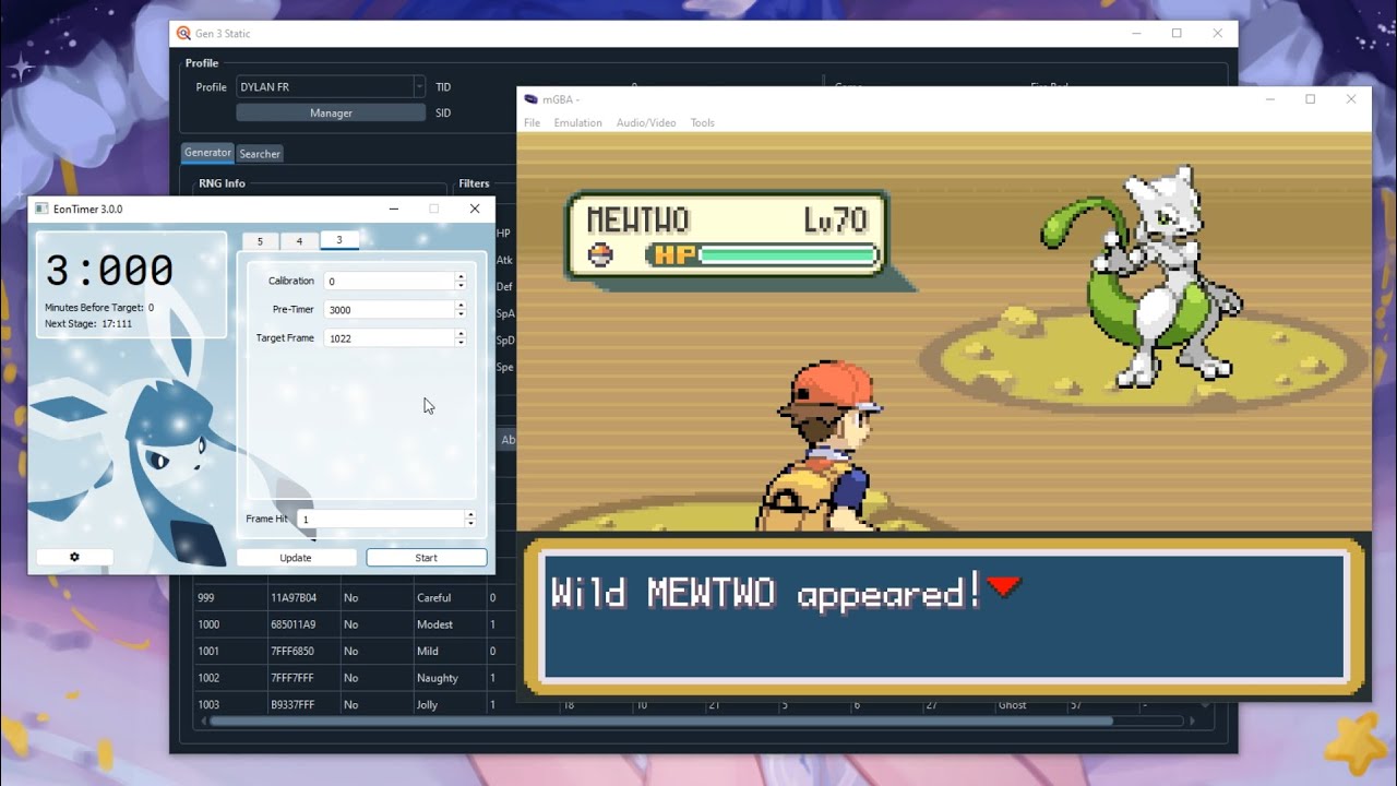 FRLG ACE - Perfect Shiny Mewtwo - YouTube