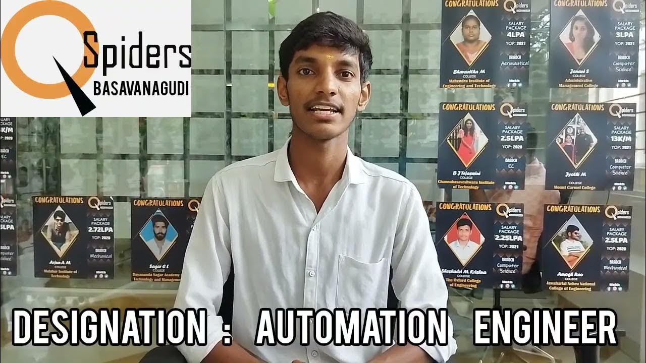 Get CERTIFIED and PLACED in top MNCs through QSpiders Basavanagudi ...