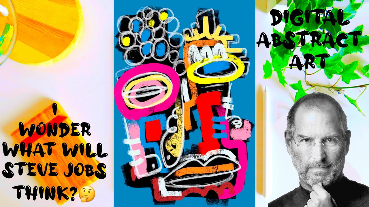 I wish Steve Jobs was Alive To See This Digital Abstract Art Painting ...