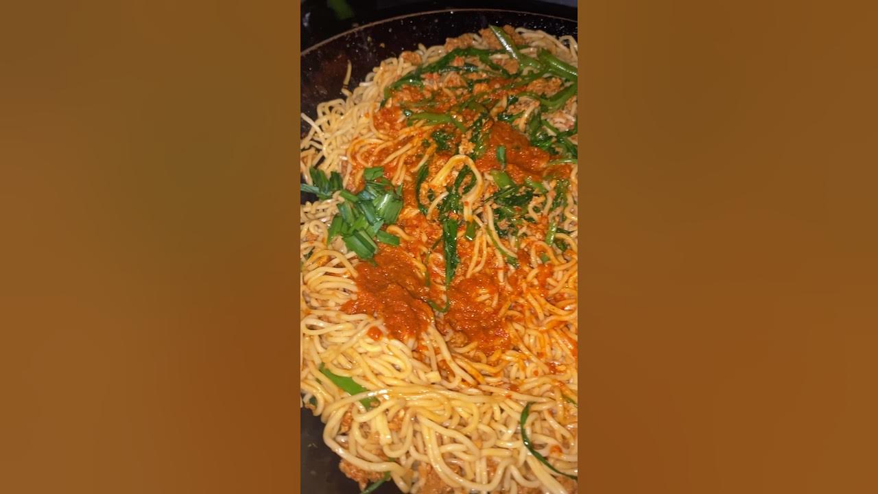 MIE KANGKUNG BELACAN #makananindonesia #cooking #noodles # ...