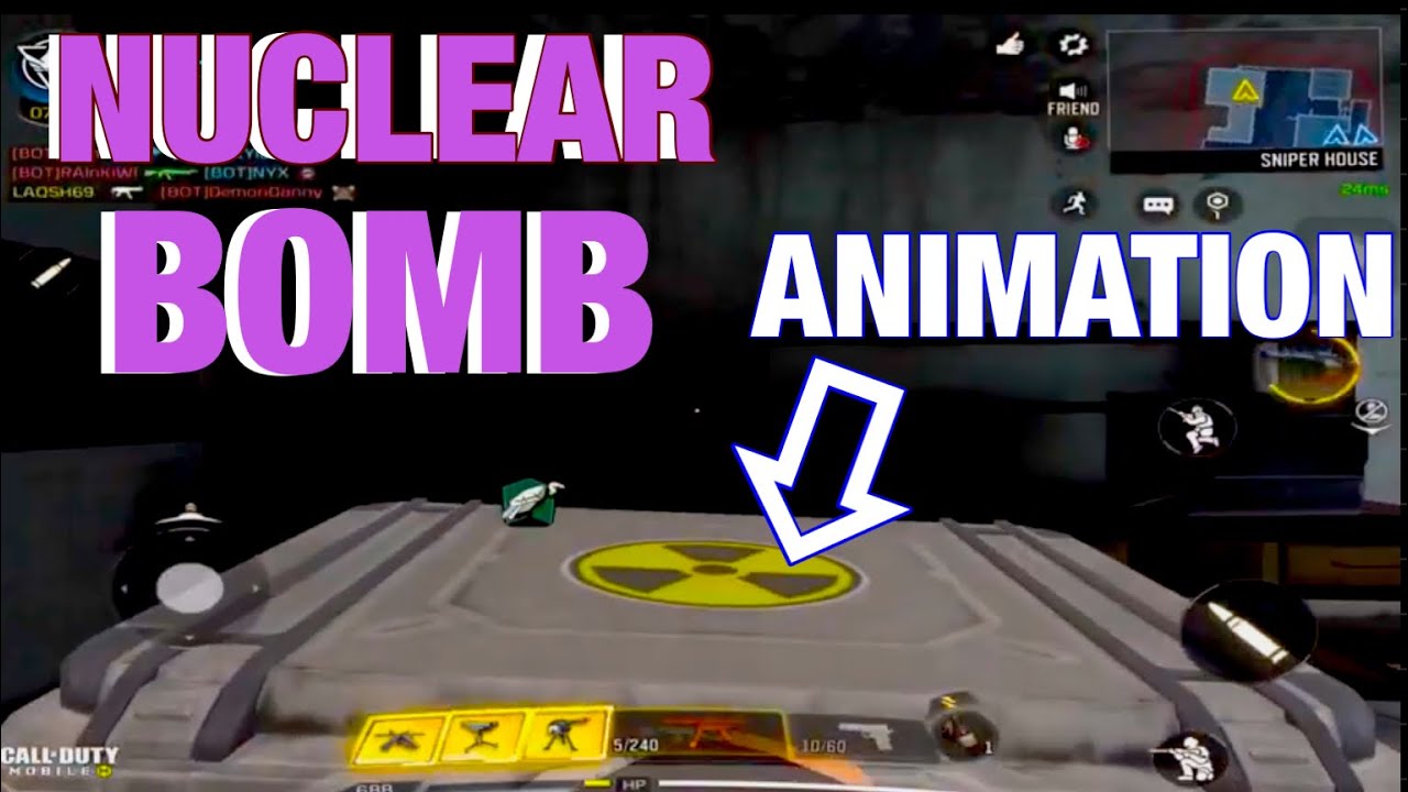 Using Nuclear bomb animation Call Of Duty Mobile |#Mobile Fe4rless clan ...