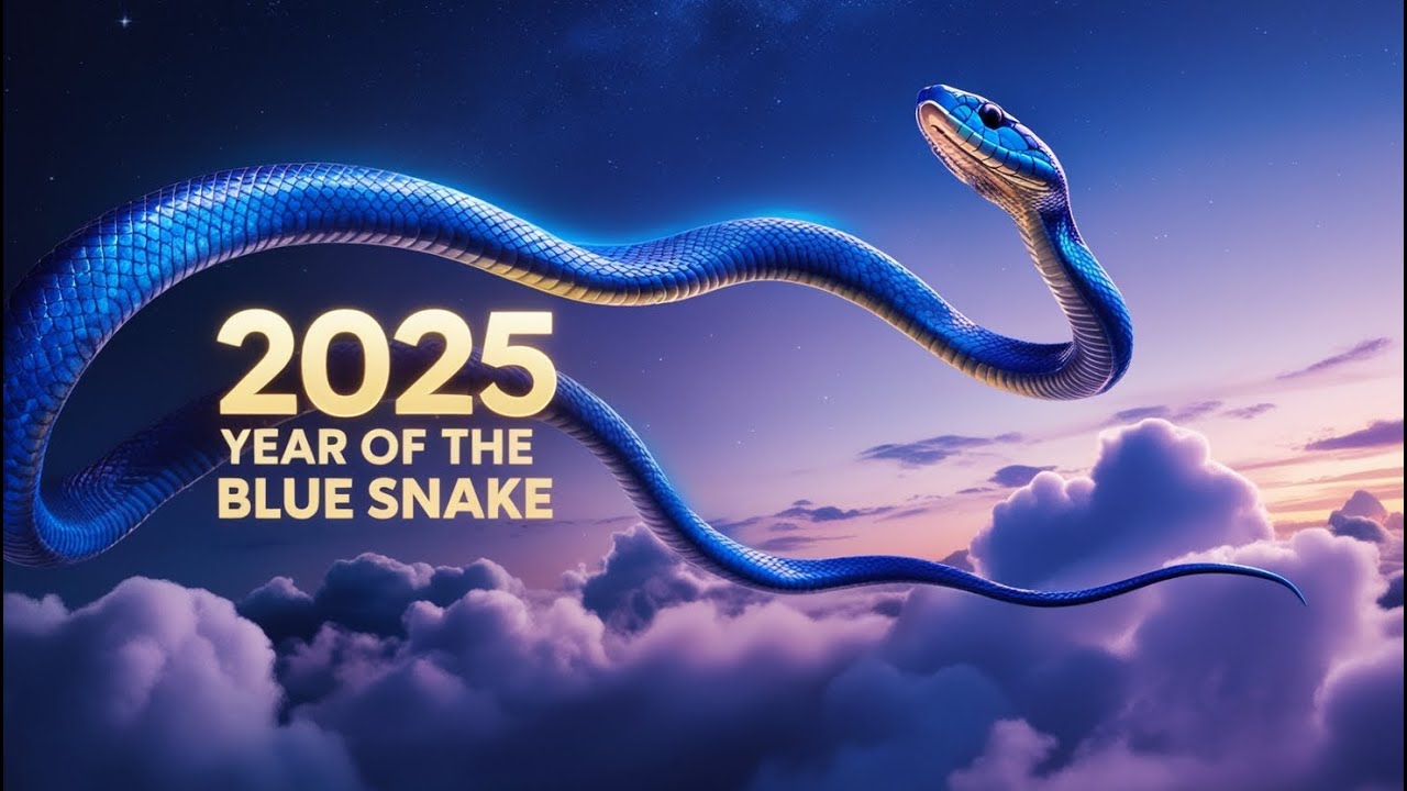 2025 Year of the Blue Snake A Skyward Journey of Happiness and Hope ...