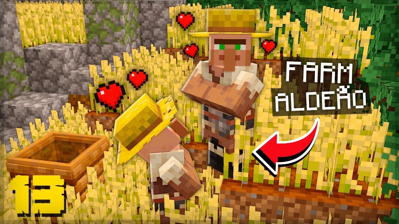 A FARM DE VILLAGERS (ALDEÕES INFINITOS)! - Minecraft Survival 13 - YouTube