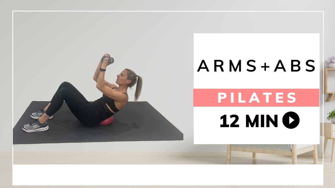 ARMS + ABS WORKOUT | At-Home Pilates with Mini Ball - YouTube
