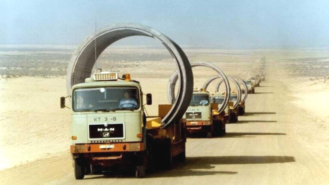 How Rivers Were Built In Libya Right Under The Sahara. Gaddafi's ...