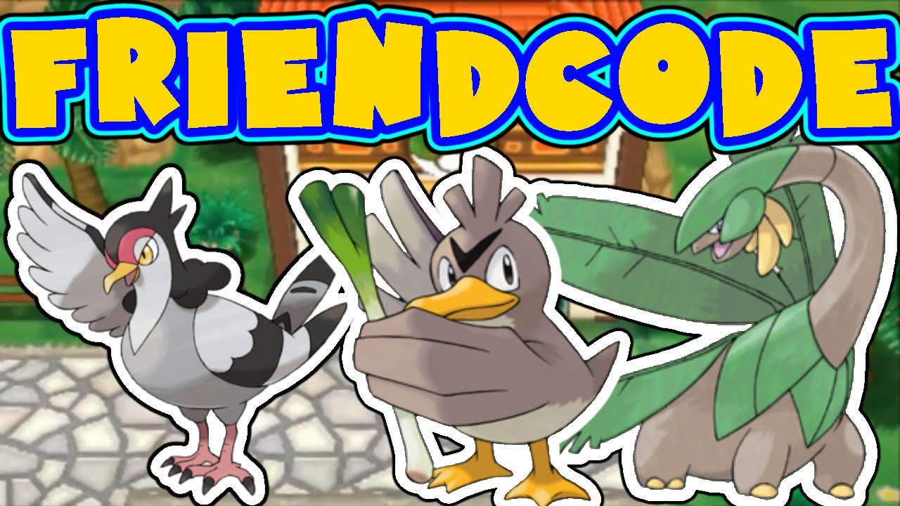 3DS 2DS Friendcode Exchange Pokemon X and Y Friend Safari - YouTube