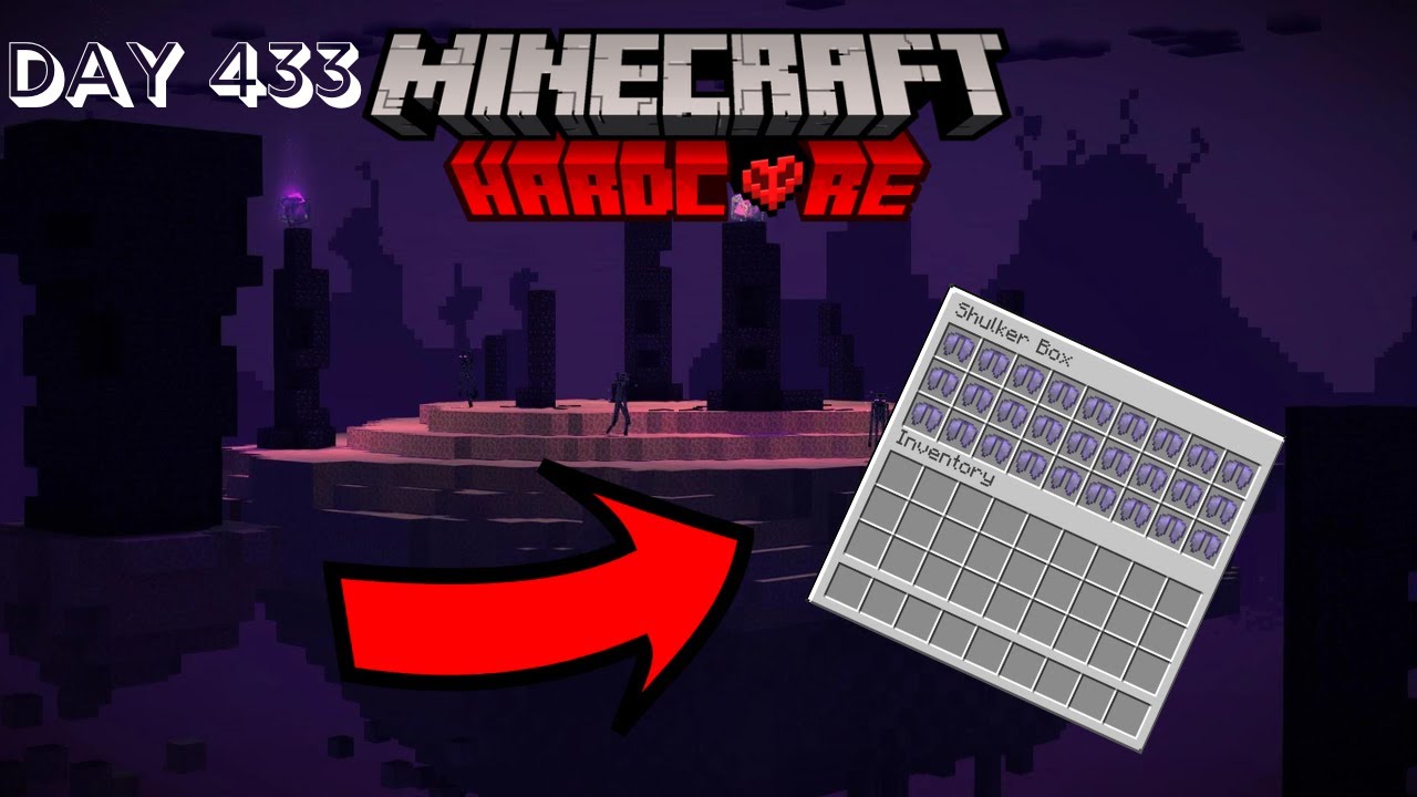 DAY 433 - Attempting To Get A FULL SHULKER OF ELYTRA [Minecraft Hardcore] - YouTube