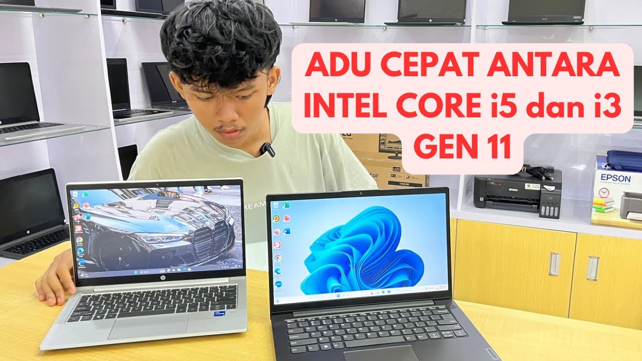 TEST KECEPETAN PROCESSOR INTEL GENERASI 11 di 2 Laptop merk berbeda # ...