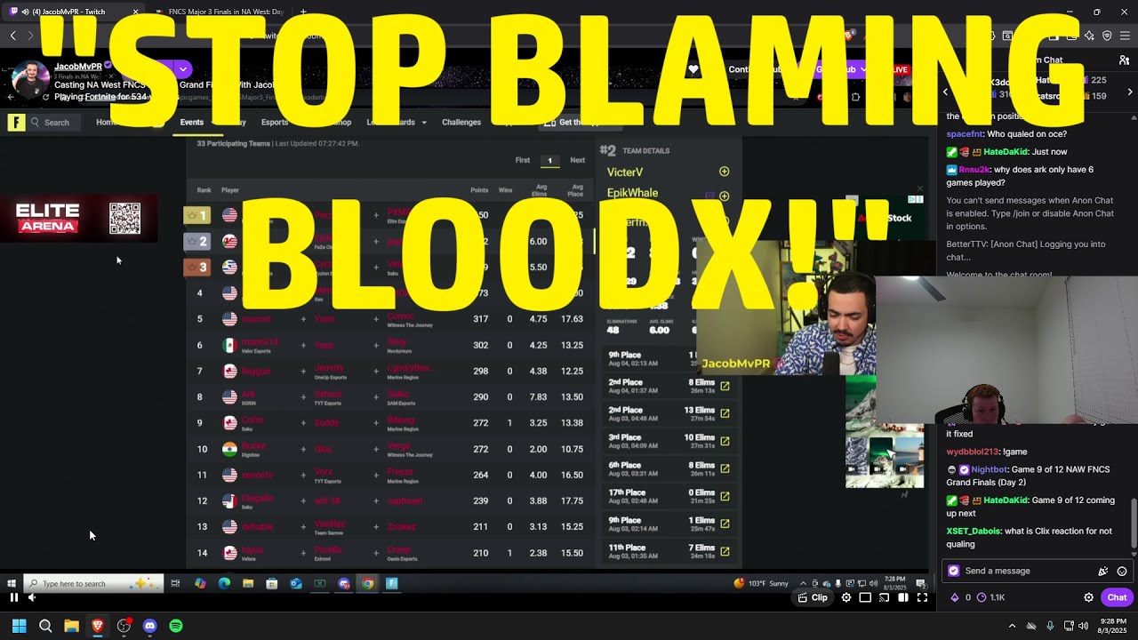 Eomzo Talks to Aussie about why they Didnt Trade, People Blaming Bloodx & the Future | Fortnite ...