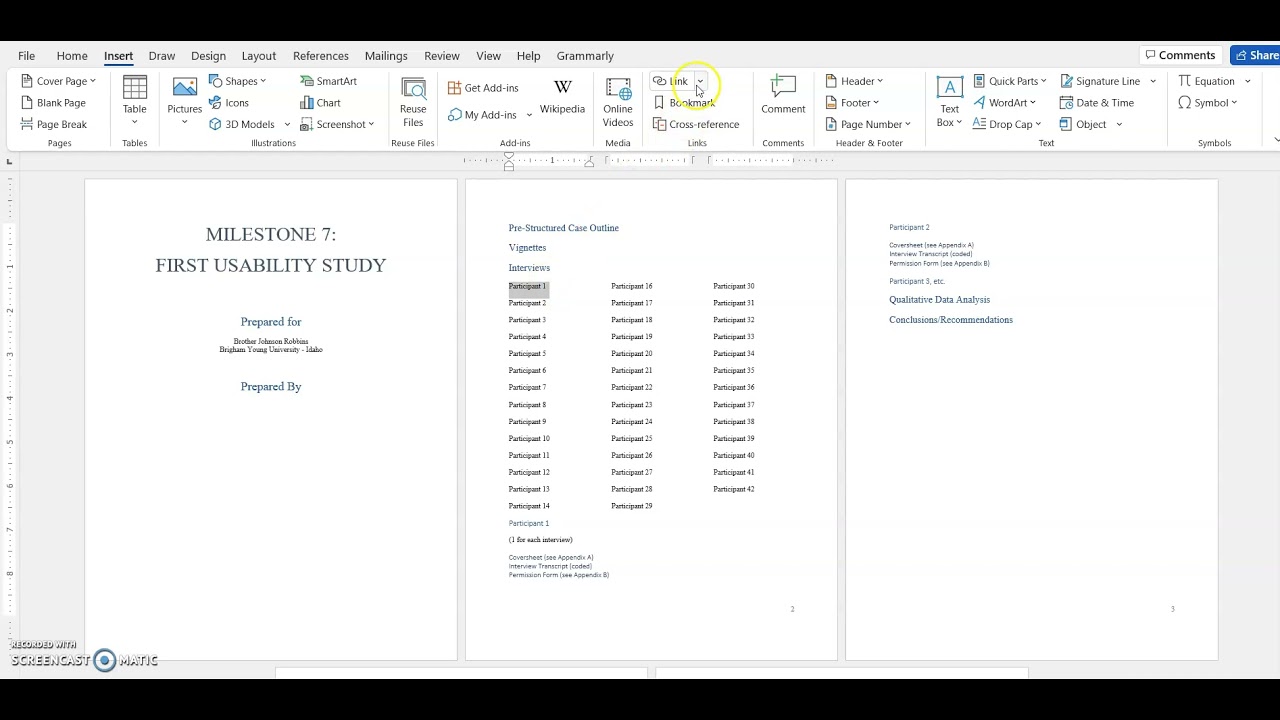 How To Insert A Bookmark And Hyperlink In Word YouTube How To Insert A Bookmark And Hyperlink In Word YouTube