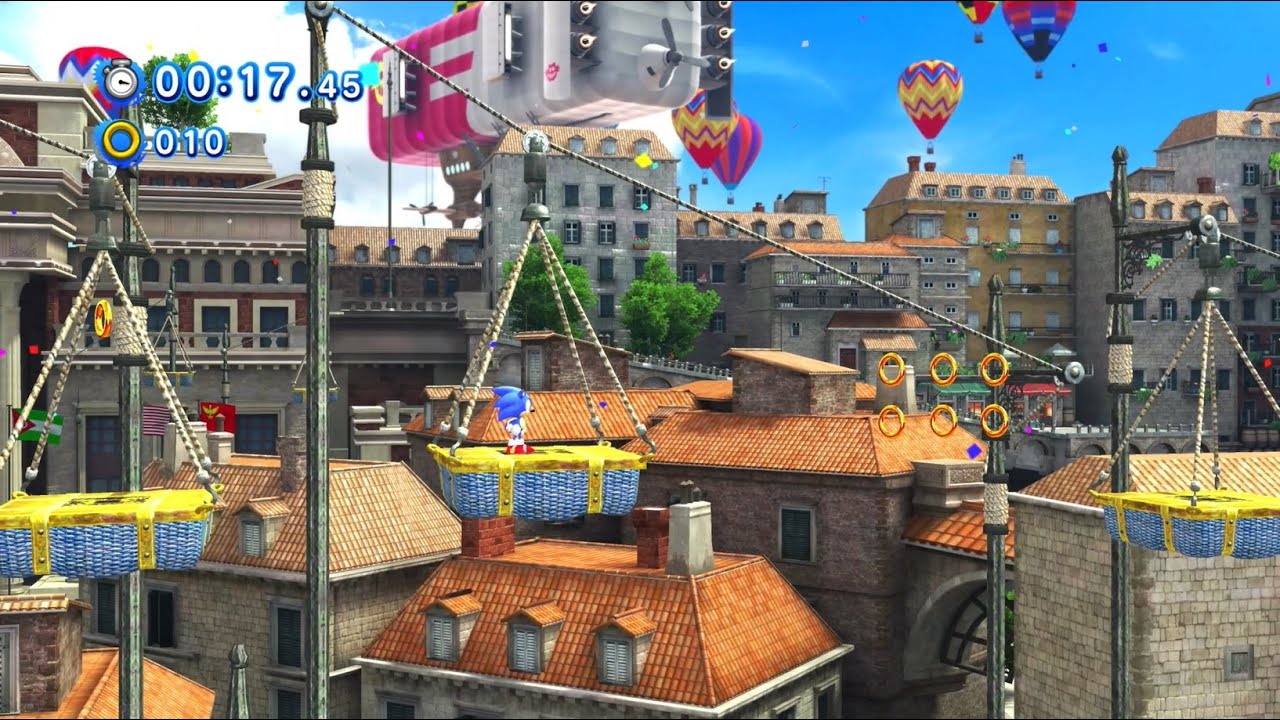 Rooftop Run Act 1 S Rank - Sonic X Shadow Generations (Classic Sonic ...