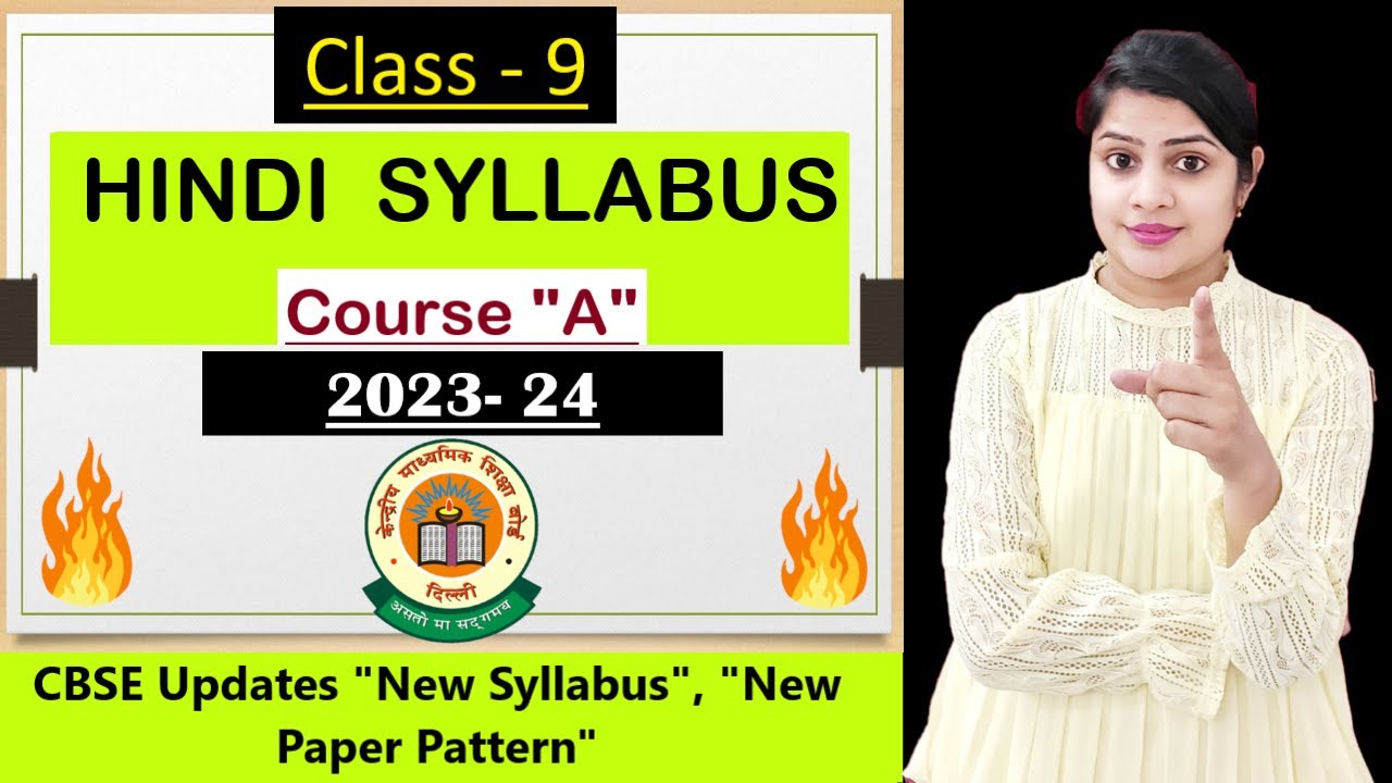 Class 9 Hindi Course A Syllabus 2023-24 | Class 9 Hindi Syllabus 2023-24 | CBSE | GreenBoard ...