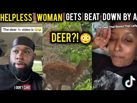Helpless Woman Gets BEAT DOWN by a DEER?! 😳 You Won’t Believe This!