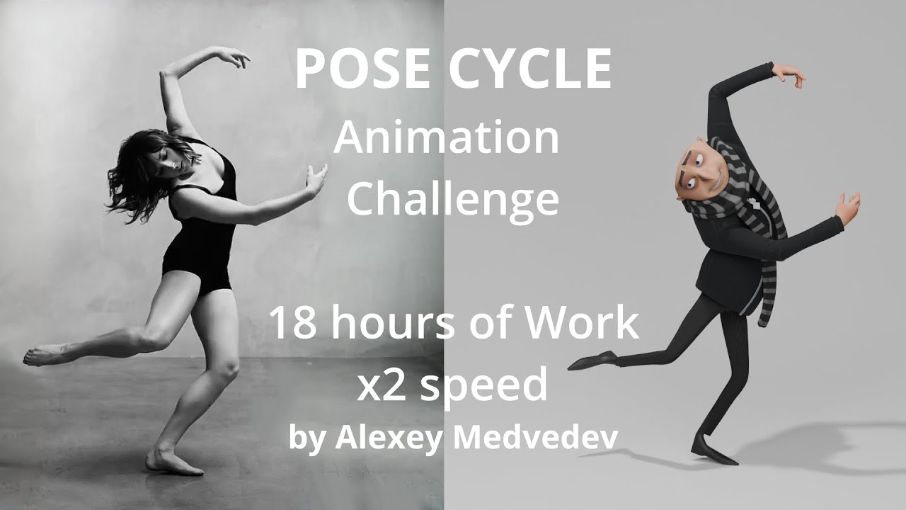 Pose Cycle - Monthly Animation Challenge | May 2025 - YouTube