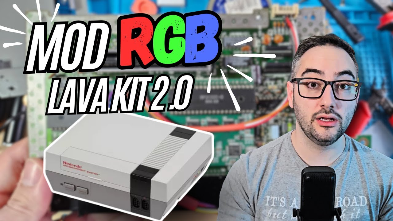 NES com RGB de Verdade!🔥 Mod Lava Kit 2.0 Passo a Passo - YouTube