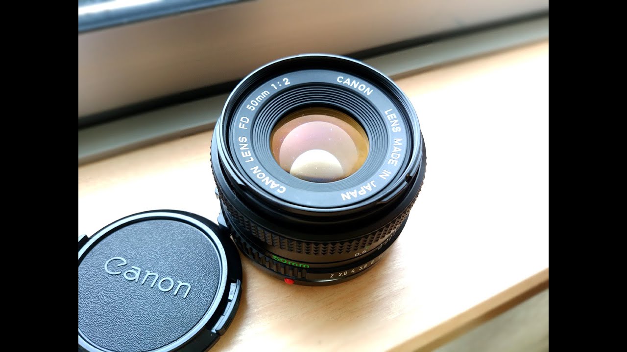 Canon New FD 50mm F2 FD Mount Lens - YouTube