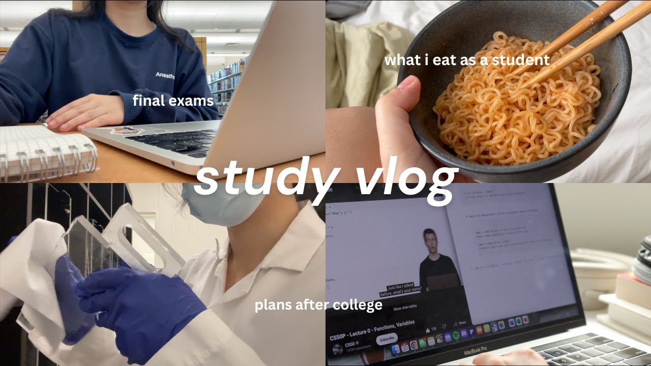PRODUCTIVE study vlog: finals & post-grad plans - YouTube