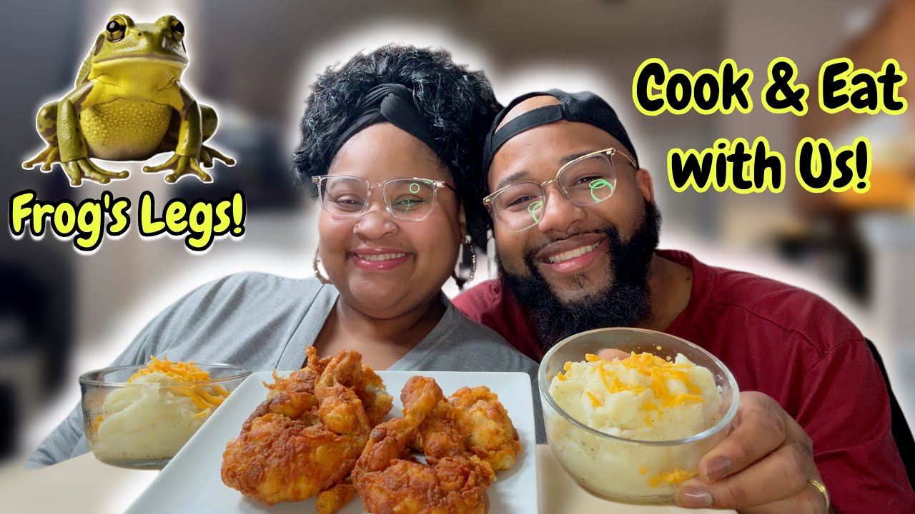 FROG LEGS MUKBANG COOK AND EAT T&LEETV - YouTube