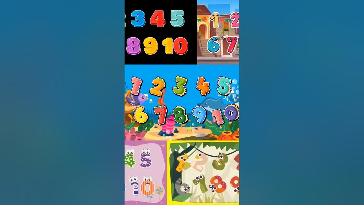 Learn Count Numbers 1-10 | 123 Song #learnnumbers1to10 #subscribe #shorts - YouTube