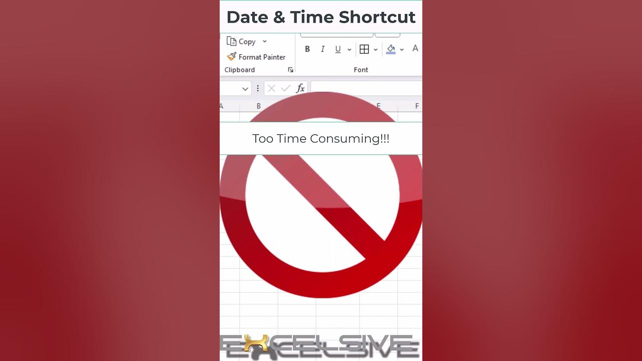 Stop Wasting Time: Learn the Game-Changing Date & Time Shortcut #exceltips #excel #mexcel - YouTube