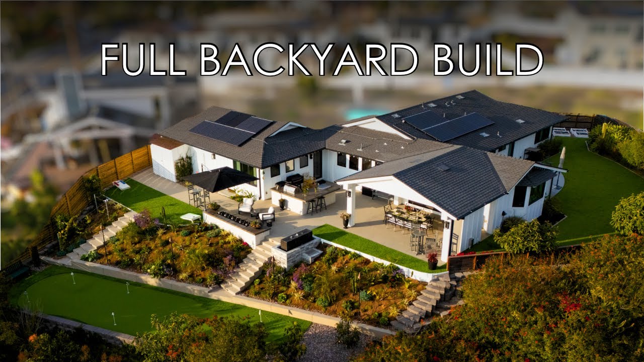 This two-level backyard will amaze you! #backyard #patiomakeover # ...