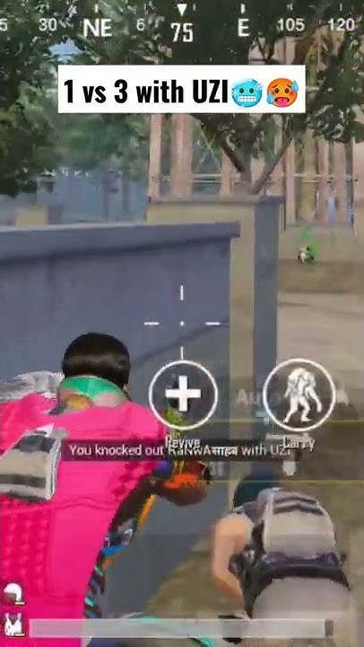 1vs 3 UZI 🥵#ytshorts #bgmishorts #youtubeshorts #viralshorts #trending #shorts#pubgshort # ...