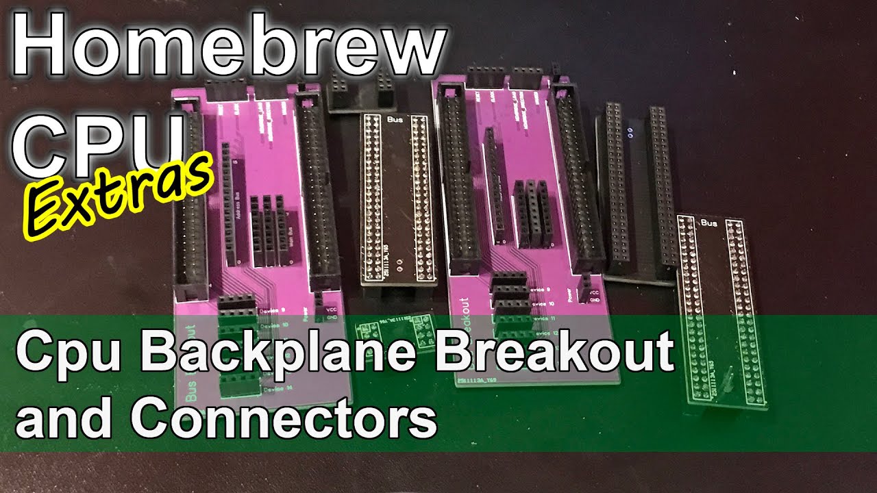 Cpu Backplane - Breakout and Connectors - YouTube