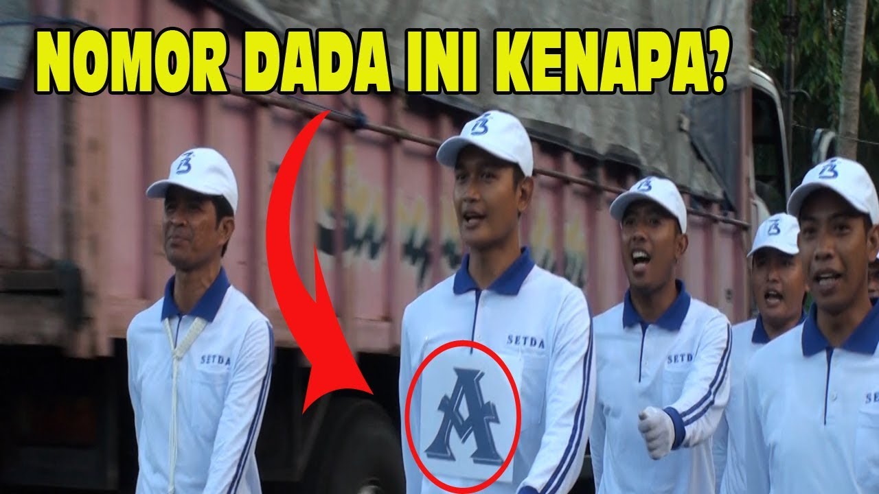 Ada apa ya dengan nomor DADA ini...?? ,Lomba Gerak Jalan 45 Karangasem ...