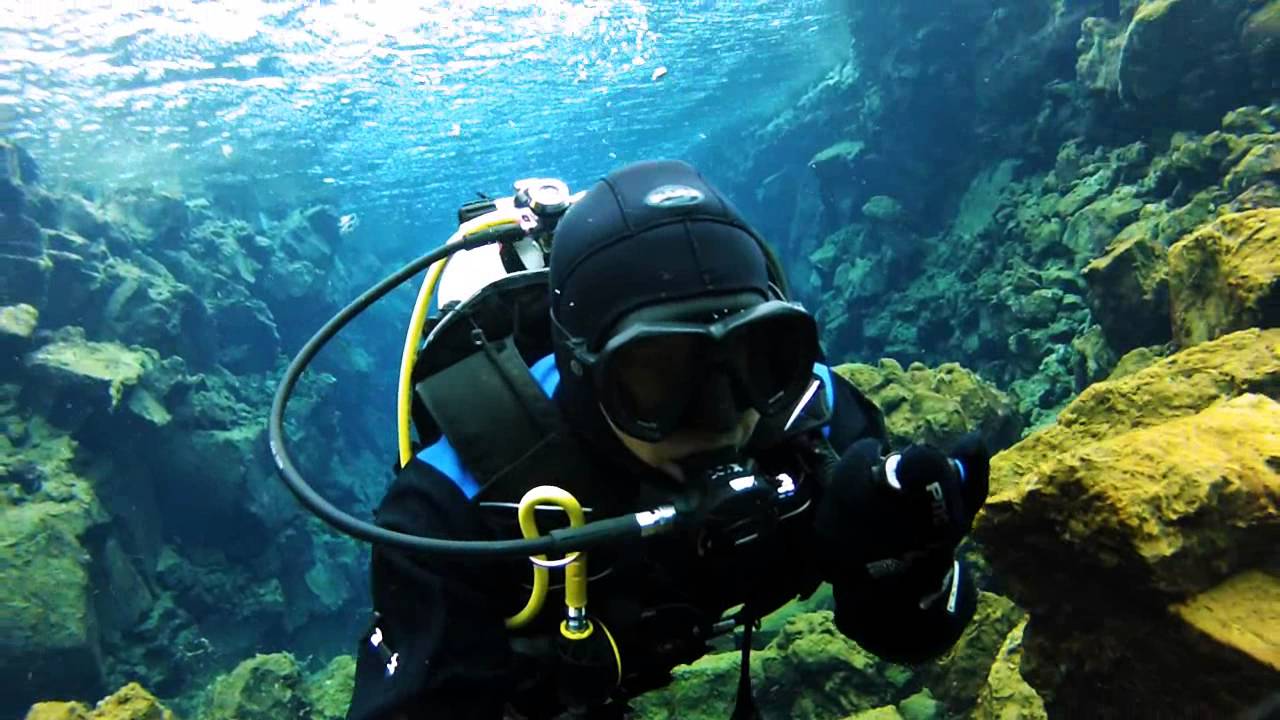 Diving Between Continents - ICELAND - YouTube