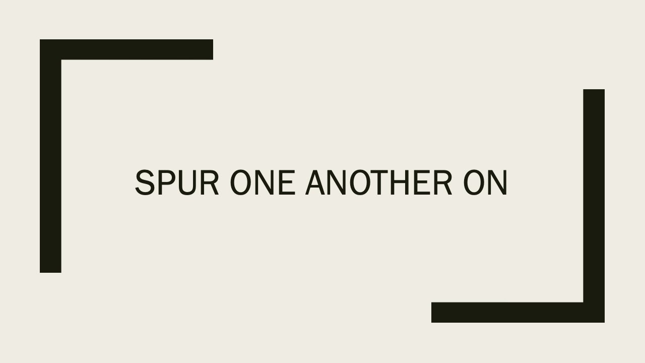 Spur One Another On (Sunday 29th September 2023) - Ruth Stephens - YouTube