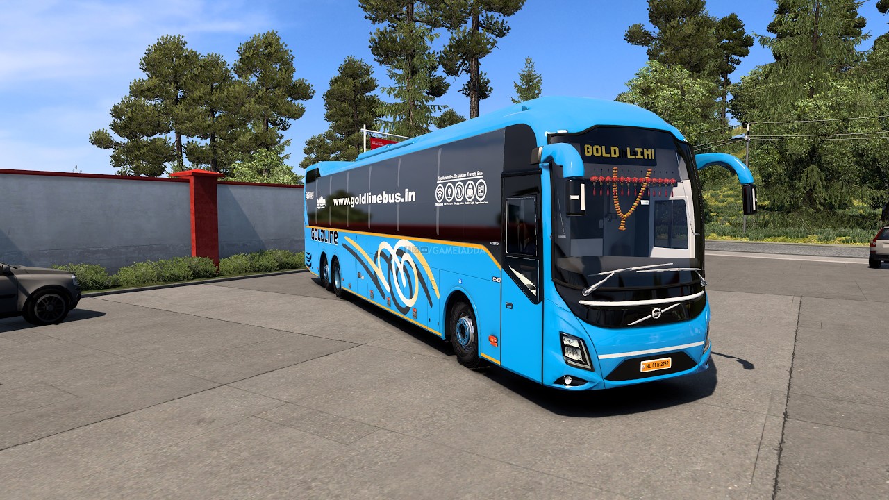 🚌 Bus Simulator for India | GOLD LINE Volvo 9600 sleeper Luxury | bus ...