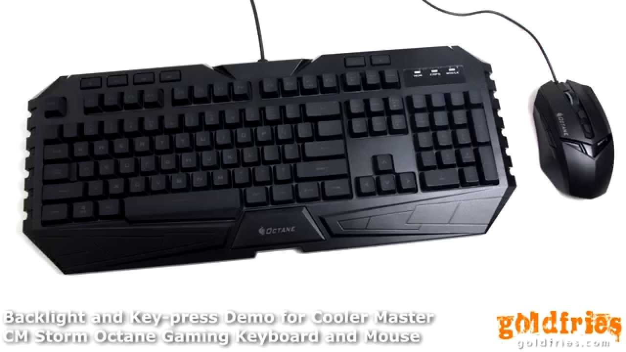 Backlight and Key-press Demo for Cooler Master CM Storm Octane Gaming ...