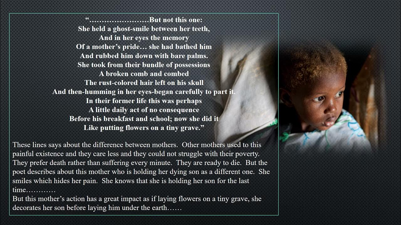 mother in a Refugee Camp by Chinua Achebe - YouTube