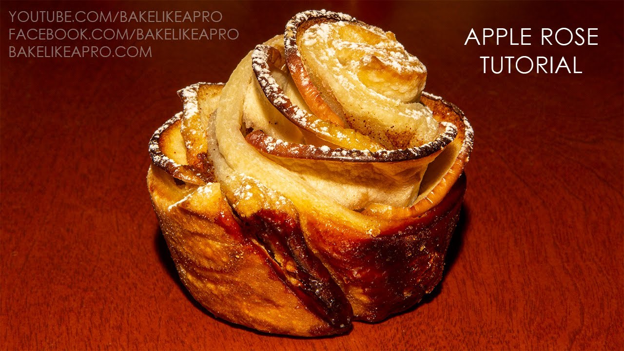 Apple Rose Recipe Tutorial - YouTube