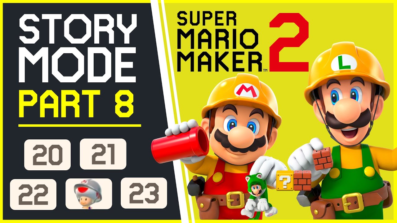 Super Mario Maker 2 | Part 8: Toad Rescue! | Story Mode - YouTube