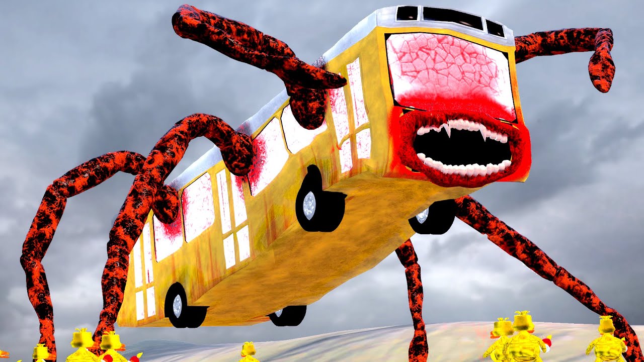 BUS EATER DESTROYING EVERYTHING IN GARRY'S MOD! - YouTube